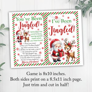 I've Been Jingled Coworker Christmas Game, You've Been Jingled, Fun ...