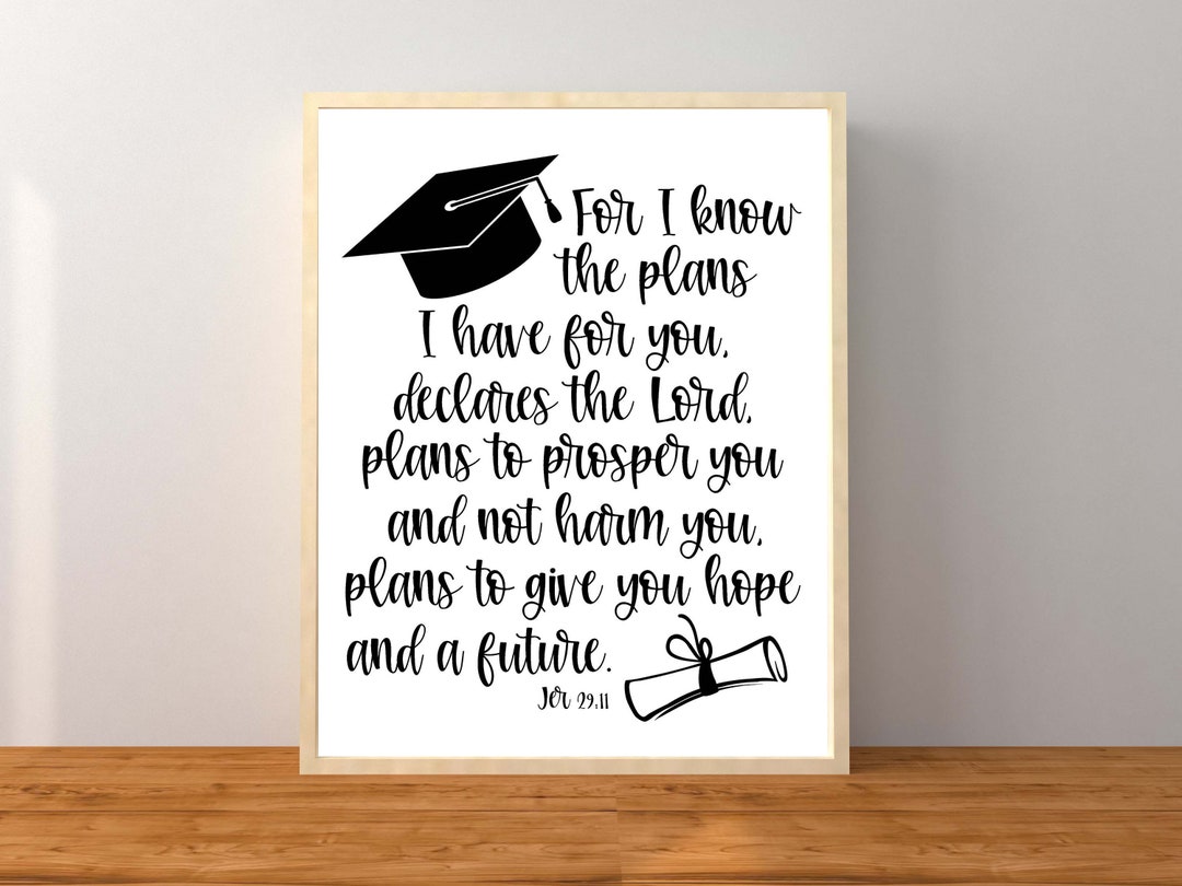 Jeremiah 29:11 Bible Verse, for I Know the Plans I Have for You ...