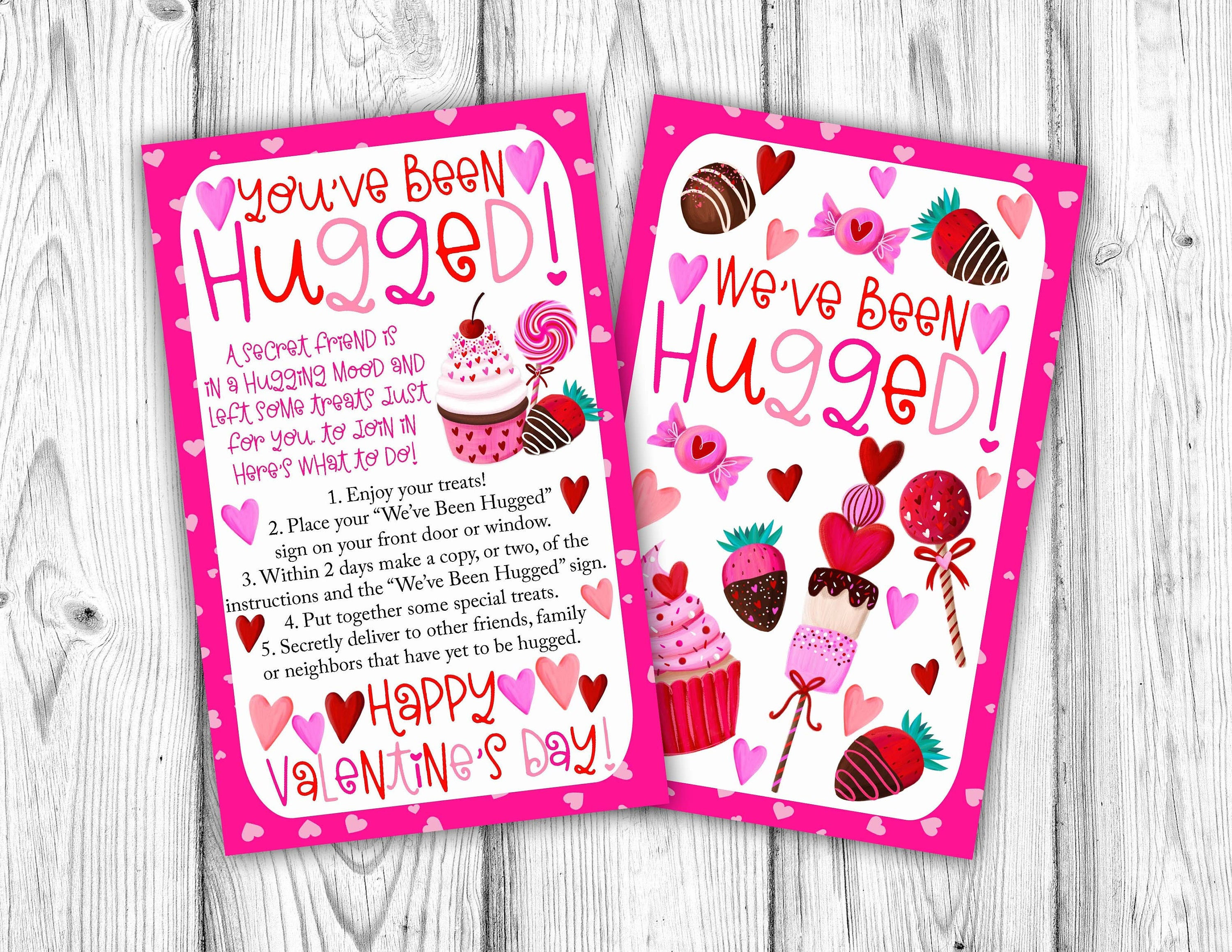 We've Been Hugged You've Been Hugged Valentine Game - Etsy