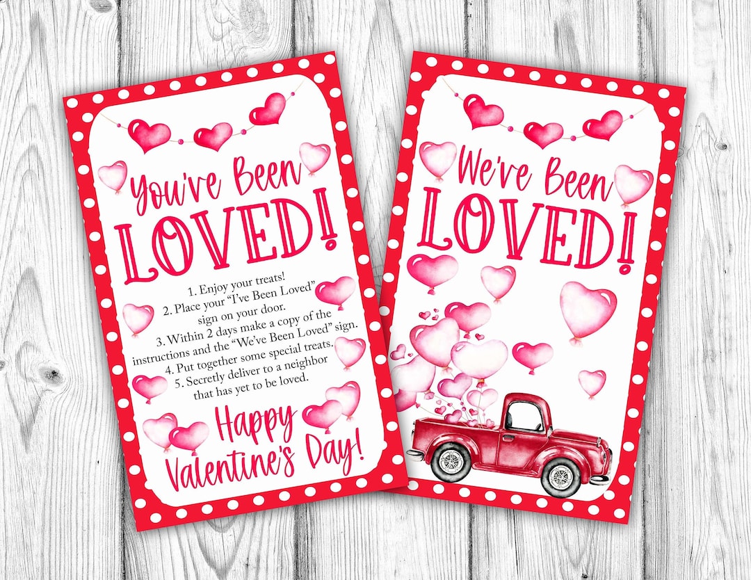 We've Been Loved, You've Been Loved, Valentine's Day Game, Valentine ...