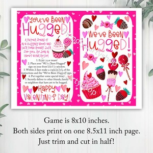 We've Been Hugged, You've Been Hugged Valentine's Day Game, Valentine ...