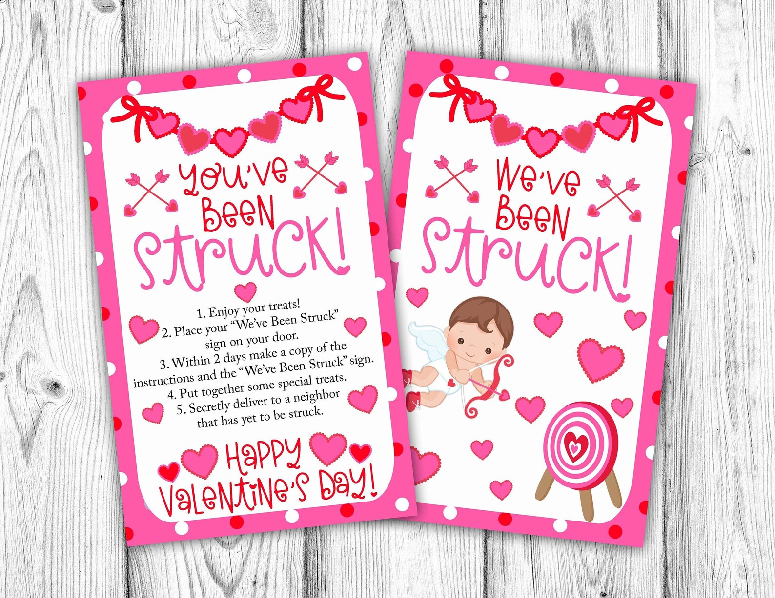 We've Been Struck, You've Been Struck, Valentine Game, Valentine ...