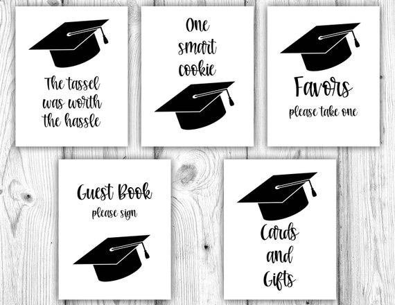 Graduation Centerpiece Printables