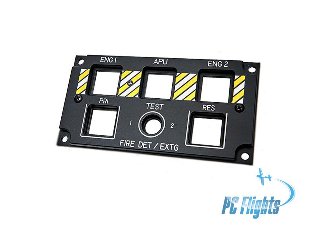 AH64D "apache" Fire Detection Extinguishing Panel Replica Cockpit Part ...