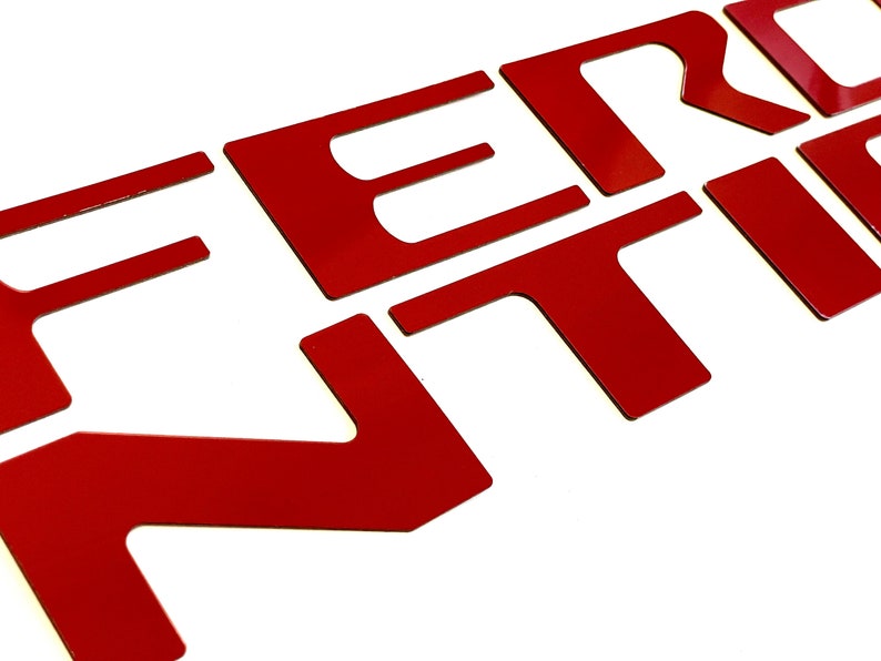 Red Tailgate Letters for Frontier 2022 Rear ABS Plastic - Etsy