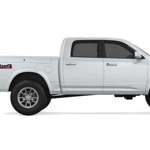 4x4 Offroad Four Wheel Drive Decal Sticker Auto Decor - Fits Any Truck ...