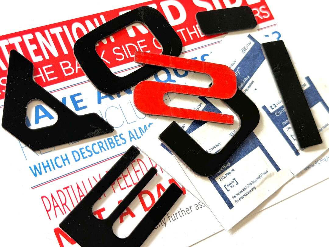 Matte Black Rear Tailgate Letters for Sequoia Car Accessories ABS ...