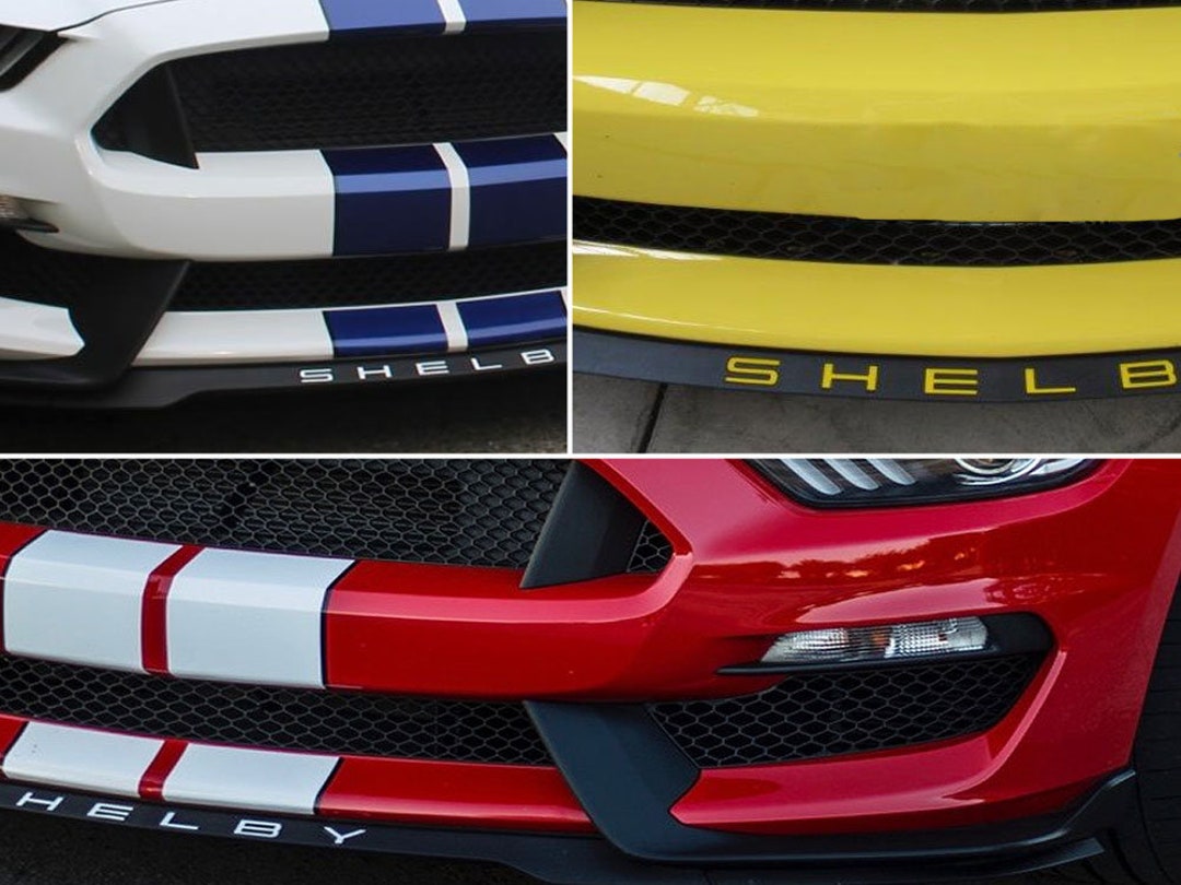 Glossy Black Front Spoiler Letters for Shelby GT500 2020 ABS - Etsy