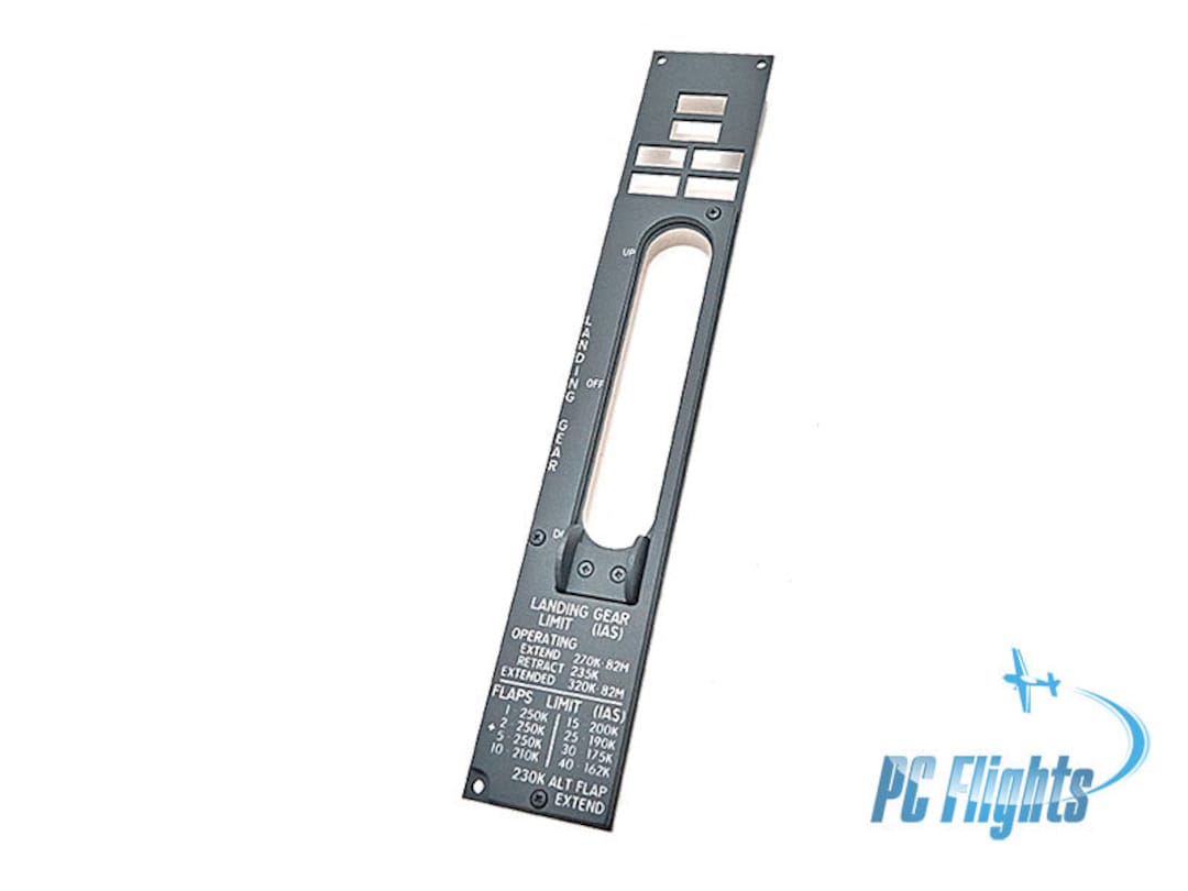 BOEING 737NG MIP Landing Gear Panel Flight Sim Part Replica - Etsy