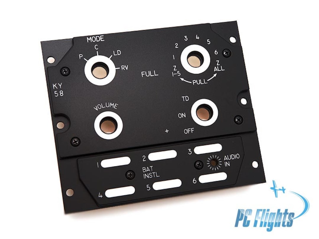 F18C "hornet" - Right Console - KY58 Flight Sim Panel - Home Cockpit ...
