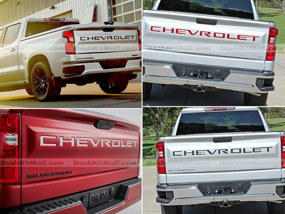 Matte Black Tailgate Letters for Silverado 2019 ABS Plastic | Etsy Matte Black Tailgate Letters for Silverado 2019 ABS Plastic | Etsy