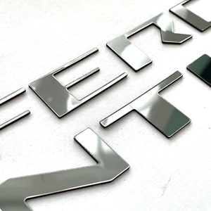 Chrome Front Grille / Hood Letters for Frontier 2022 ABS Plastic ...