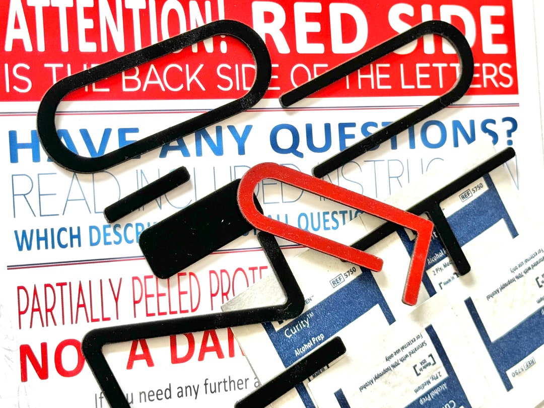 Matte Black Rear Bumper Letters for Firebird 1993-2002 ABS Plastic ...