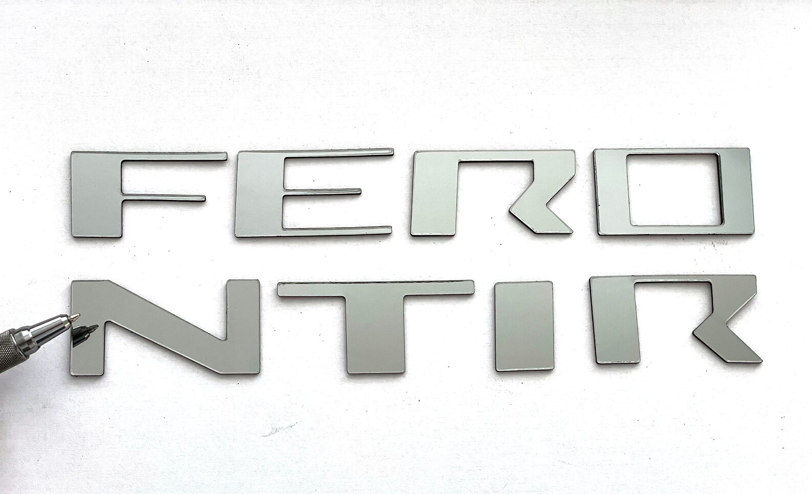 Chrome Front Grille / Hood Letters for Frontier 2022 ABS - Etsy