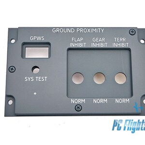 BOEING 737NG MIP Copilot Display Brightness Control and GPWS Panels ...