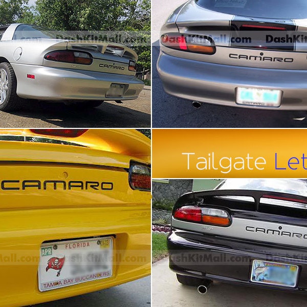 Camaro Rear Bumper Decals - Etsy