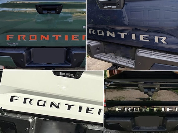 Red Tailgate Letters for Frontier 2022 Rear ABS Plastic - Etsy