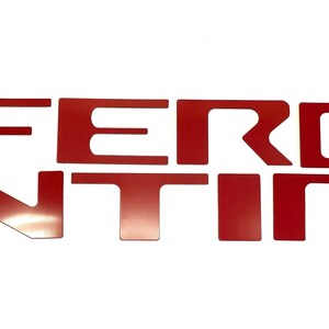 Red Tailgate Letters for Frontier 2022 Rear ABS Plastic - Etsy