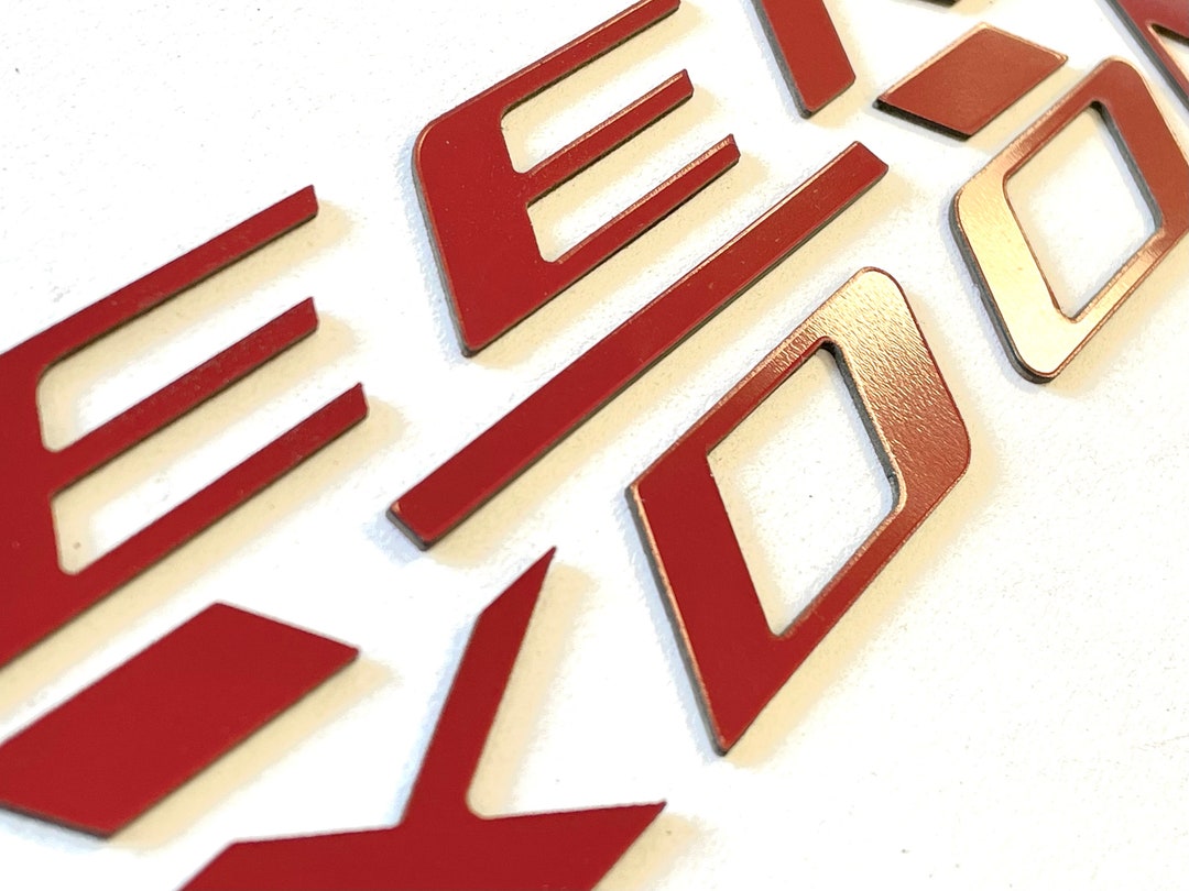 Red Tailgate Letters for Expedition 2018-2021 ABS Plastic Inserts Not ...