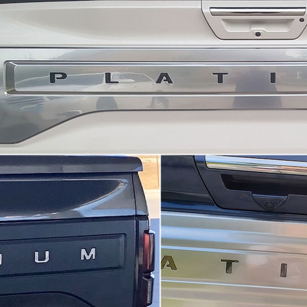 2023 F150 Platinum Tailgate Letters - Etsy