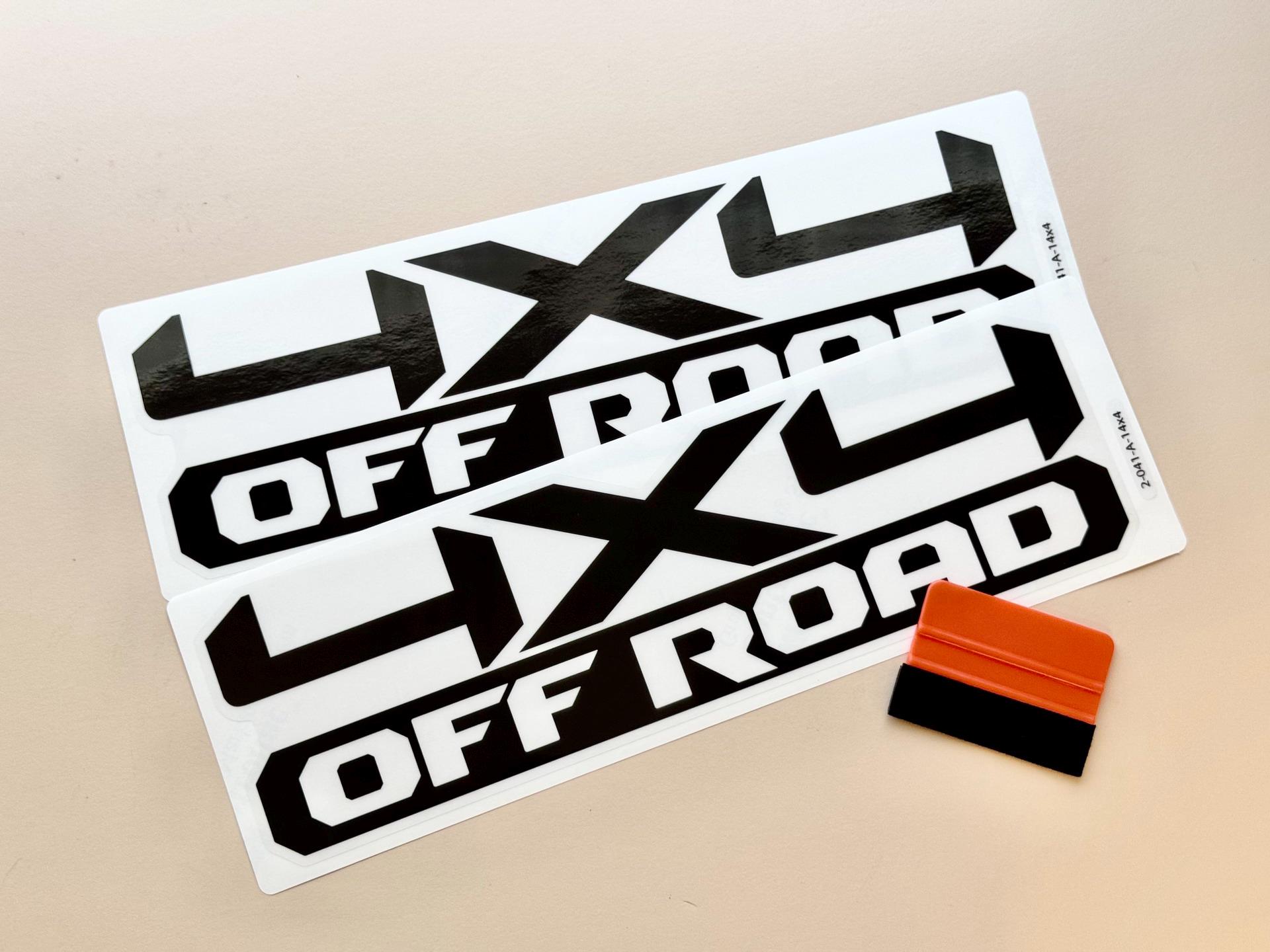 4x4 Offroad Four Wheel Drive Decal Accessory Sticker Compatible W ...