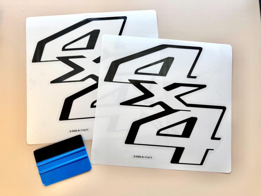 4x4 Offroad Four Wheel Drive Decal Sticker Auto Decor - Fits Any Truck ...