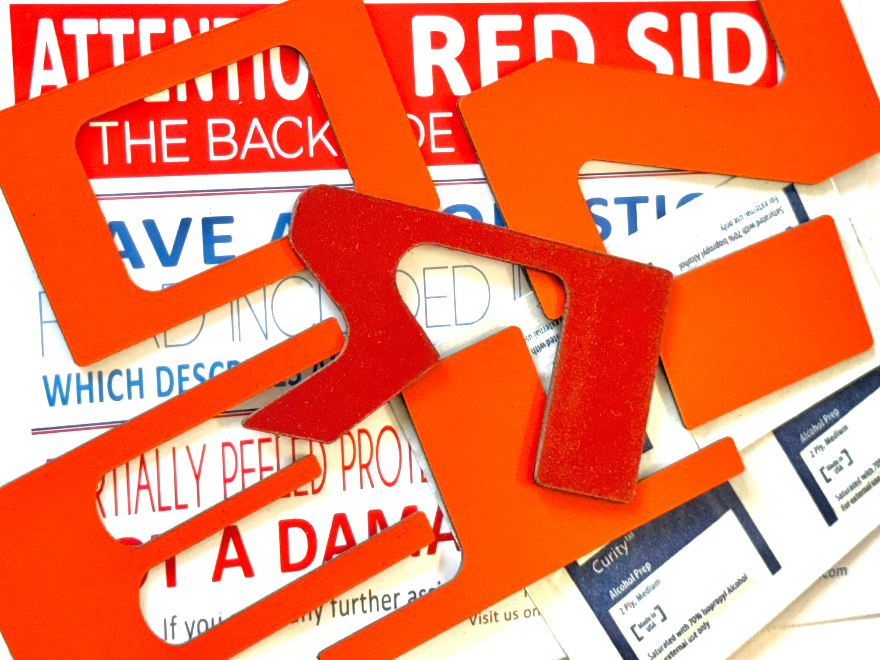 Orange Front Grille / Hood Letters for Frontier 2022+ ABS Plastic ...