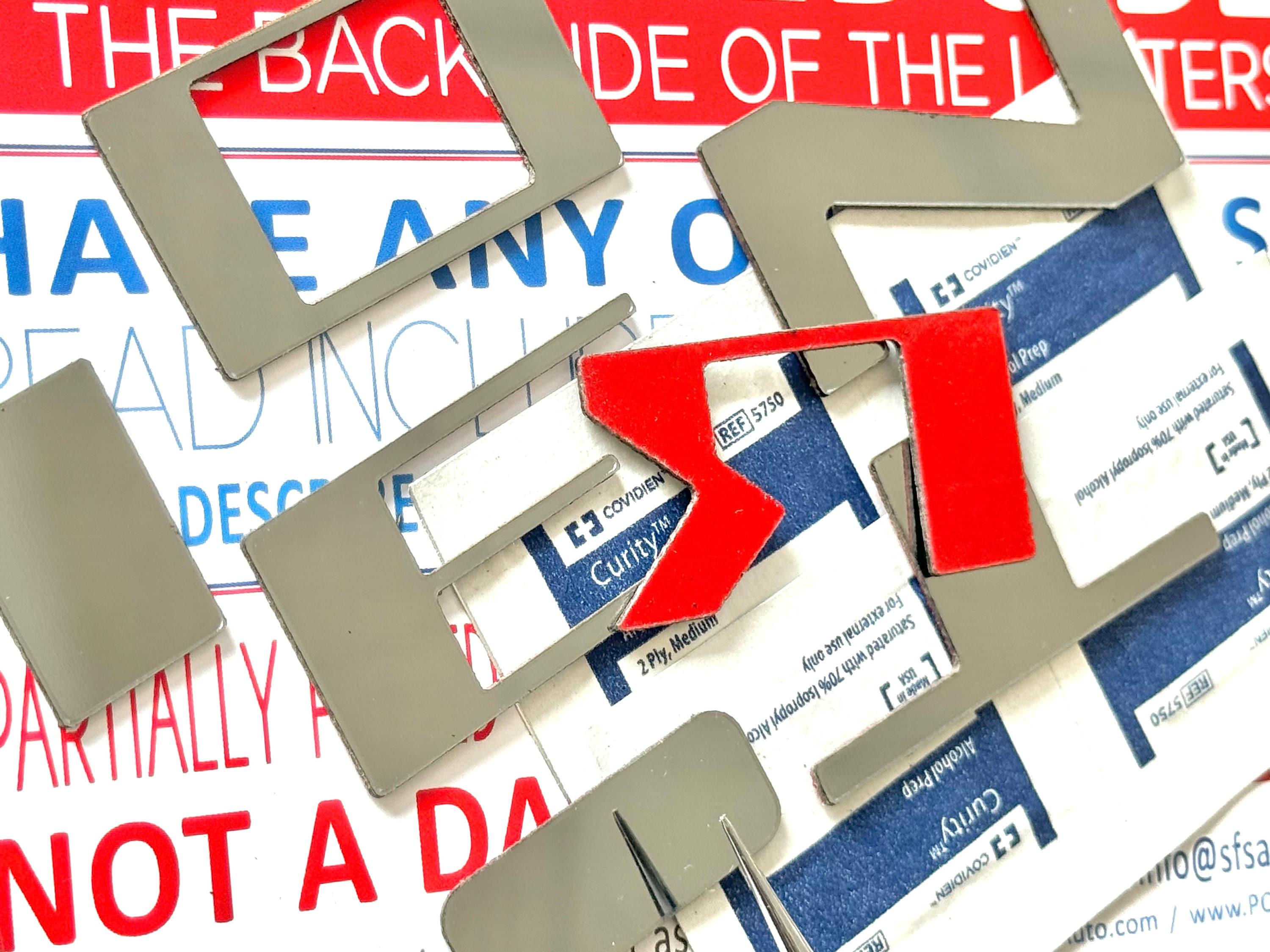 Chrome Front Grille / Hood Letters for Frontier 2022+ ABS Plastic ...