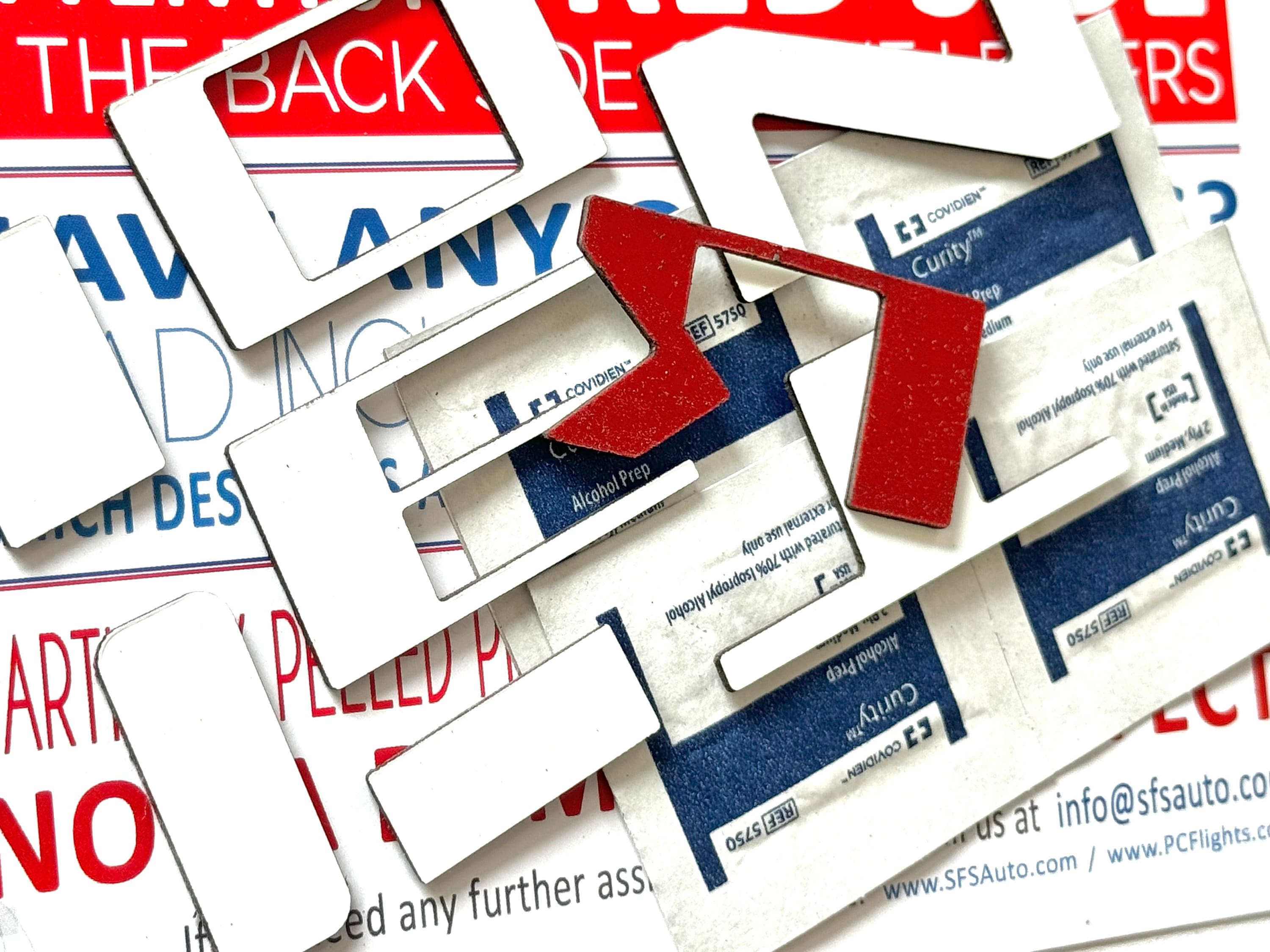 White Front Grille / Hood Letters for Frontier 2022+ ABS Plastic ...