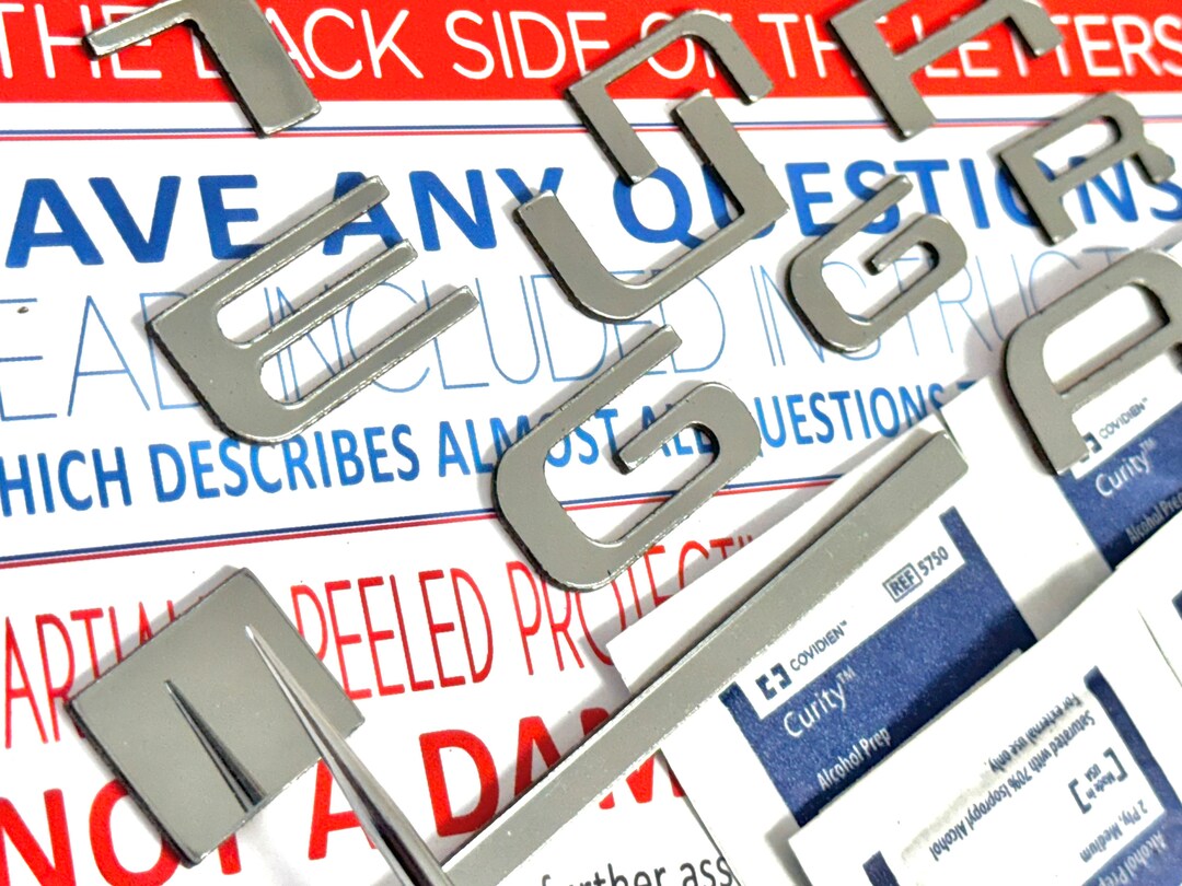 Chrome Front & Rear Bumper Letters for Acura Integra 1998-2001 ABS ...