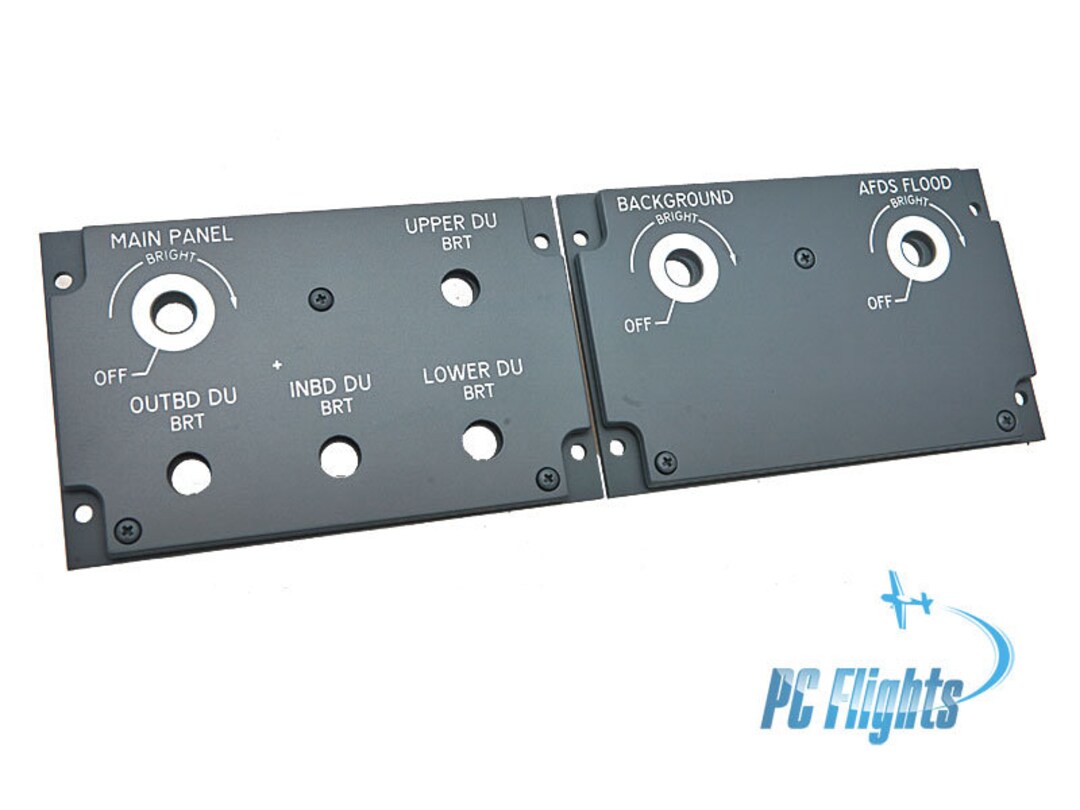 BOEING 737NG MIP Captain Display Brightness Control Panels Flight Sim ...