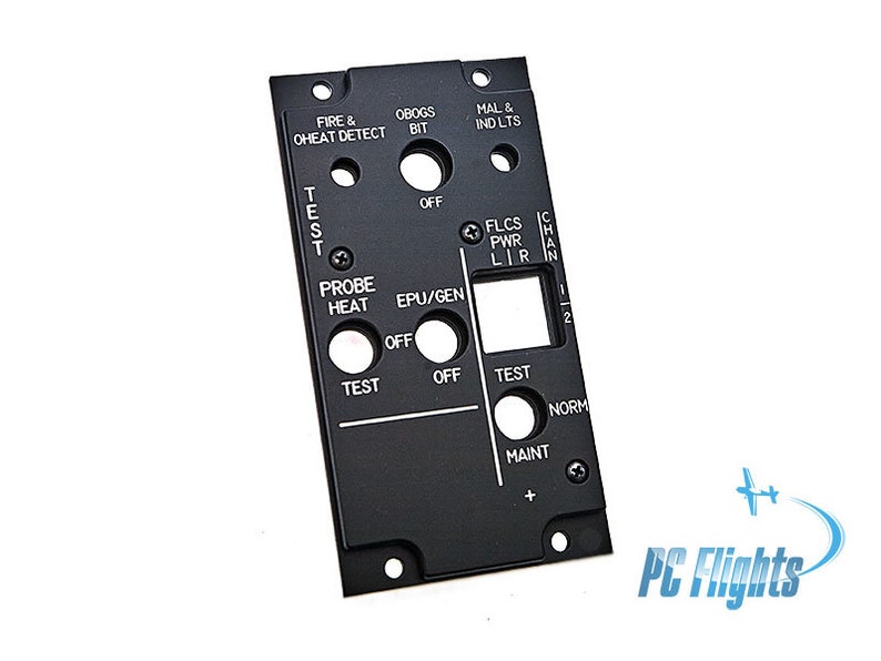 F-16C "viper" - Left Console - Test Panel Home Cockpit Part - Etsy