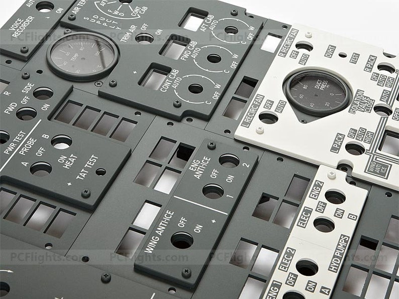 Boeing 737NG FWD Overhead Panel Replicas Full Set Home Cockpit Parts - Etsy