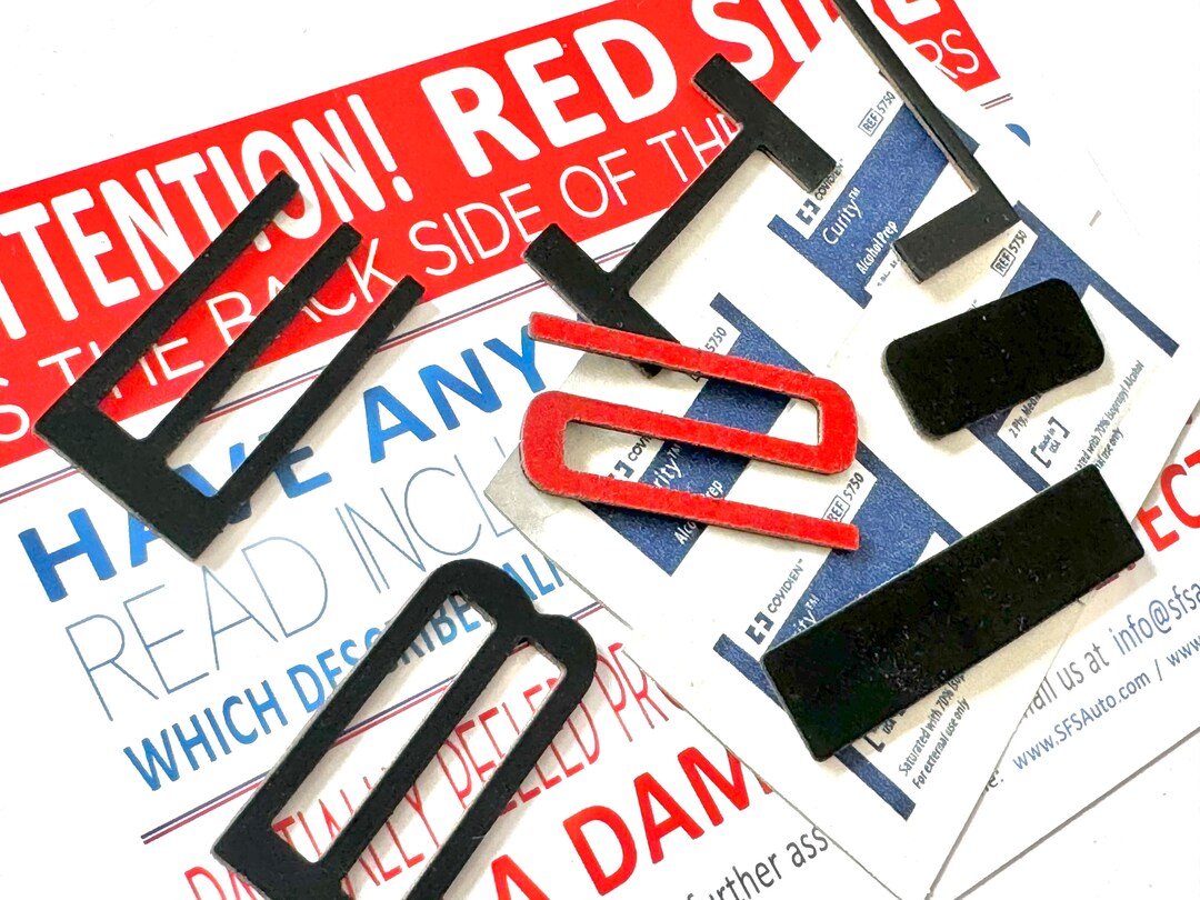 Matte Black Front Spoiler Letters for Shelby GT350 2015-2018 ABS ...