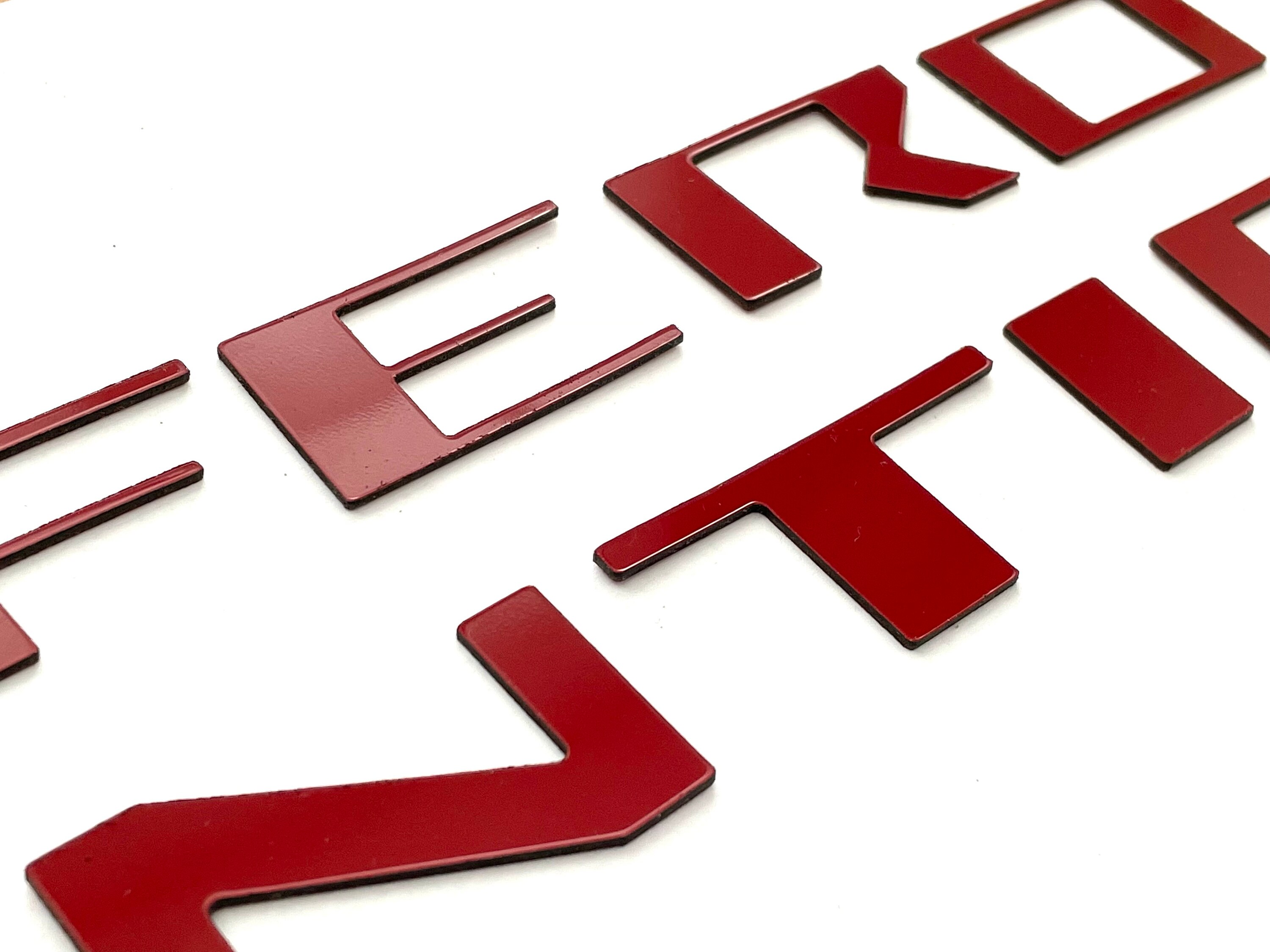 Red Front Grille / Hood Letters for Frontier 2022 ABS Plastic - Etsy