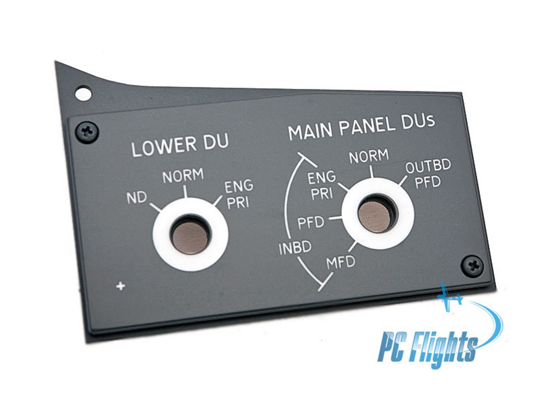 BOEING 737NG MIP Copilot Display Selector Panel Flight Sim Part Replica ...