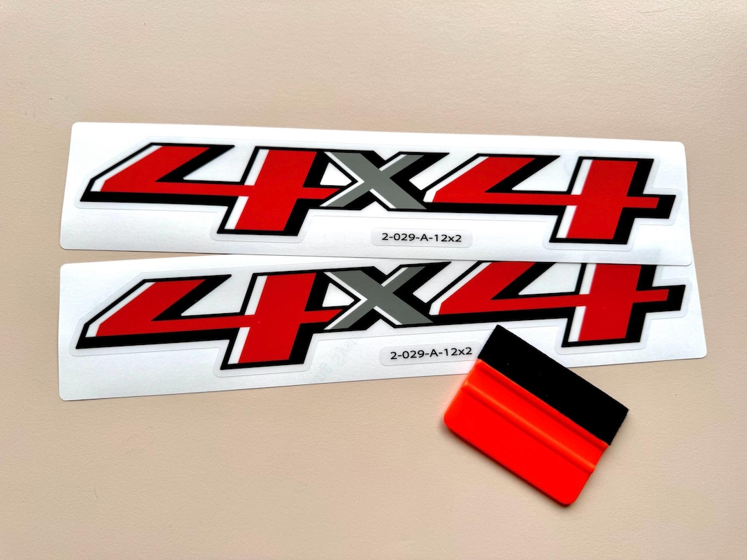 4x4 Offroad Four Wheel Drive Decal Sticker Auto Decor - Fits Any Truck ...