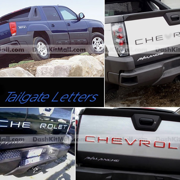 Chevrolet Tailgate Letters - Etsy