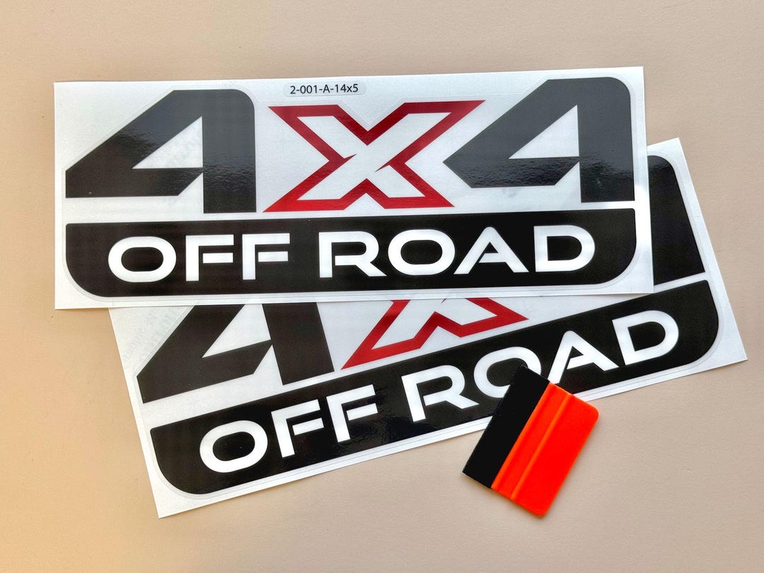4x4 off Road Decal Stickers Auto Decoration - Fits Any Truck or SUV ...