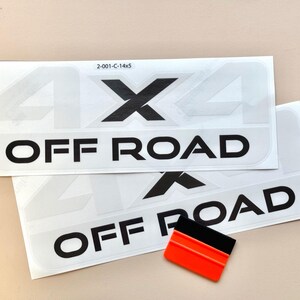 4x4 off Road Decal Stickers Auto Decoration - Fits Any Truck or SUV ...
