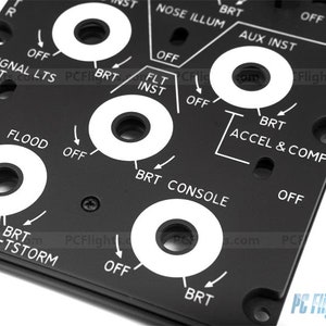 A10 Thunderbolt / Warthog Lights Cockpit Panel Replica - Etsy