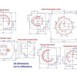 Boeing 737NG FWD Overhead Panel Replicas Full Set Home Cockpit Parts - Etsy