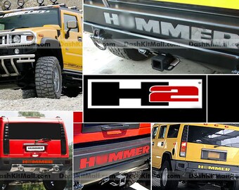 Chrome Roof Rack Letters for Hummer H2 ABS Plastic Inserts Not | Etsy