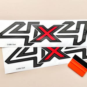 4x4 Four Wheel Drive Decal Sticker Auto Decoration - Fits Any Truck or ...