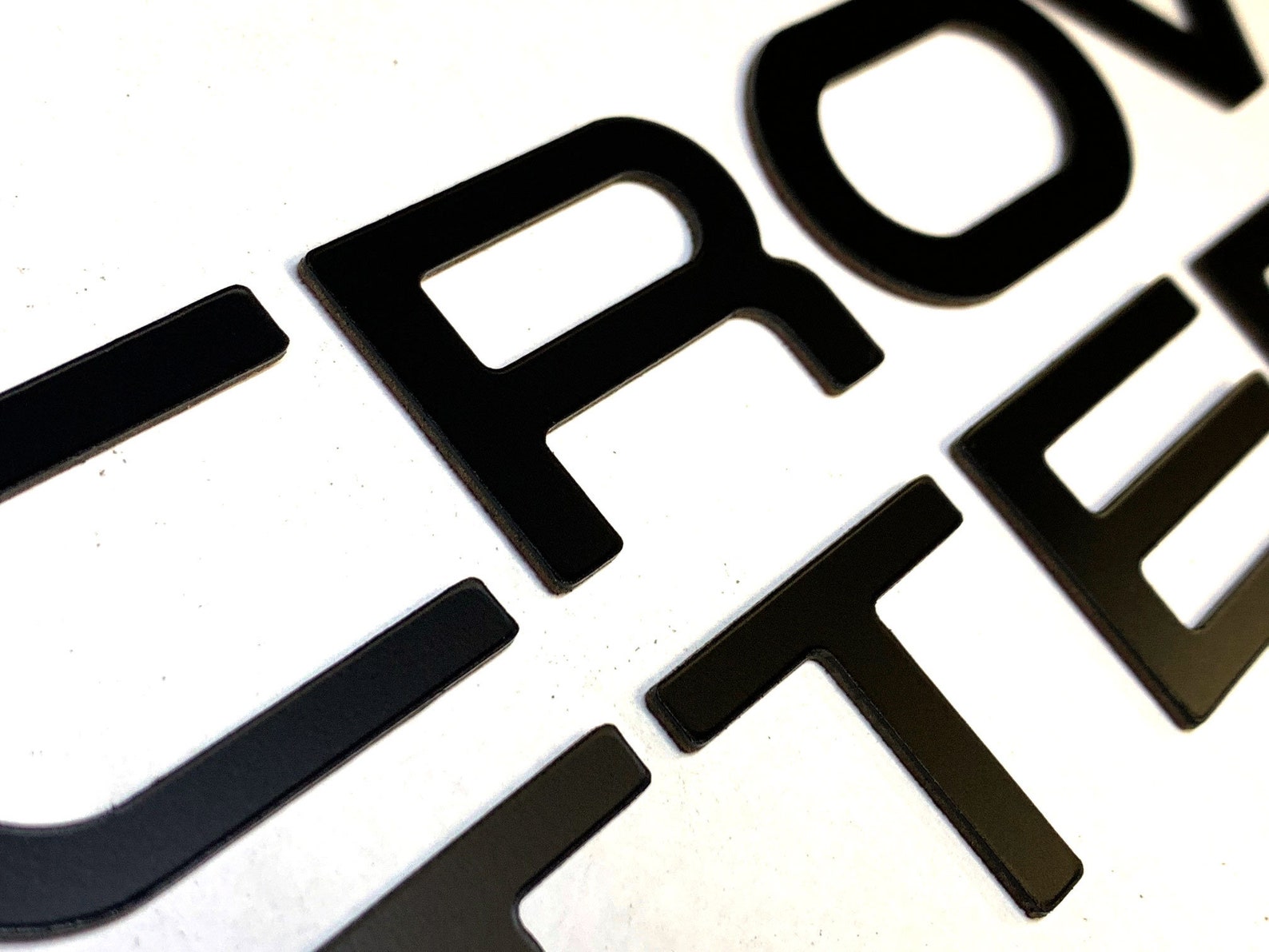 Matte Black Front & Rear Bumper Letters for Corvette C4 - Etsy