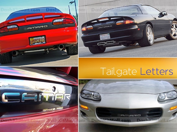 Yellow Front Bumper Letters for Camaro 1992-2002 ABS Plastic - Etsy