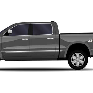 4x4 Offroad Four Wheel Drive Decal Sticker Auto Decor - Fits Any Truck ...