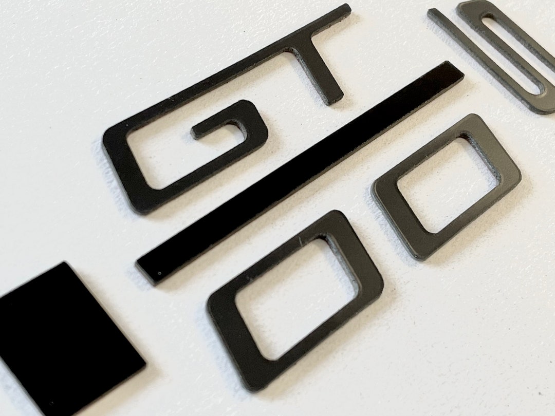 Glossy Black Front Bumper Letters for Shelby GT500 2020 ABS - Etsy
