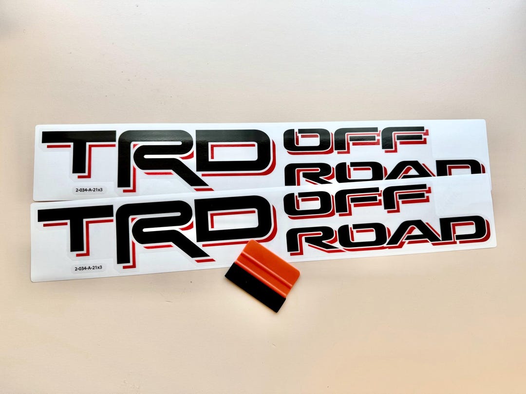Offroad Stickers Compatible With TRD Auto Decor Decals - Fits Any Truck ...