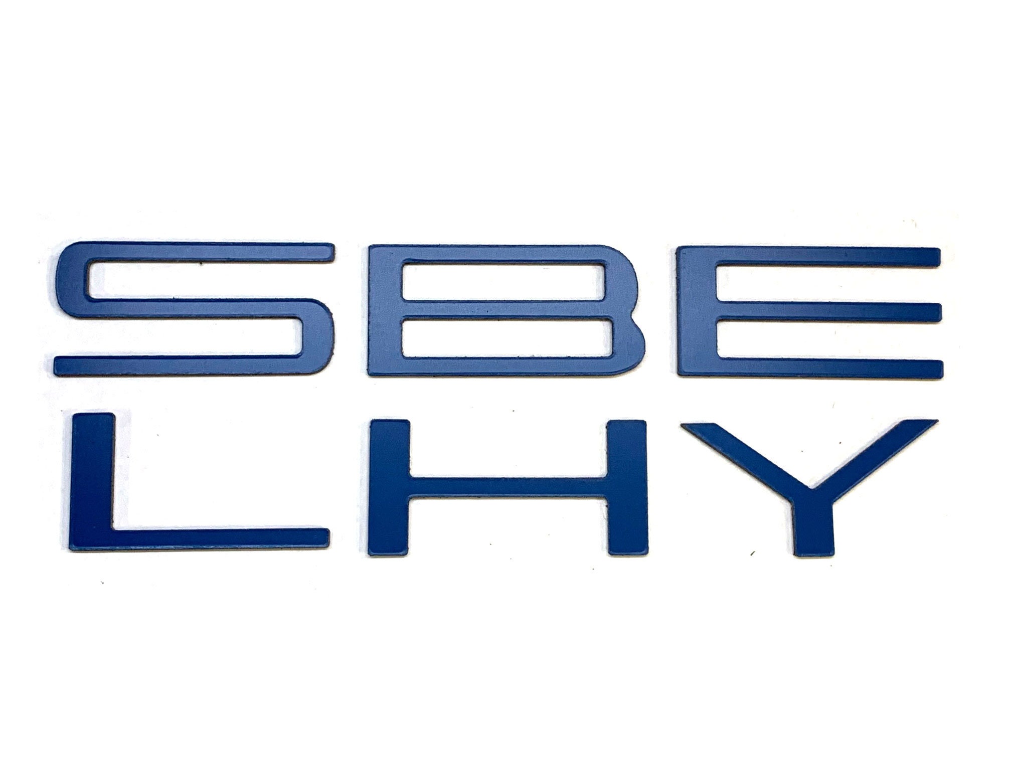 Blue Front Spoiler Letters for Shelby GT500 2020 ABS Plastic | Etsy